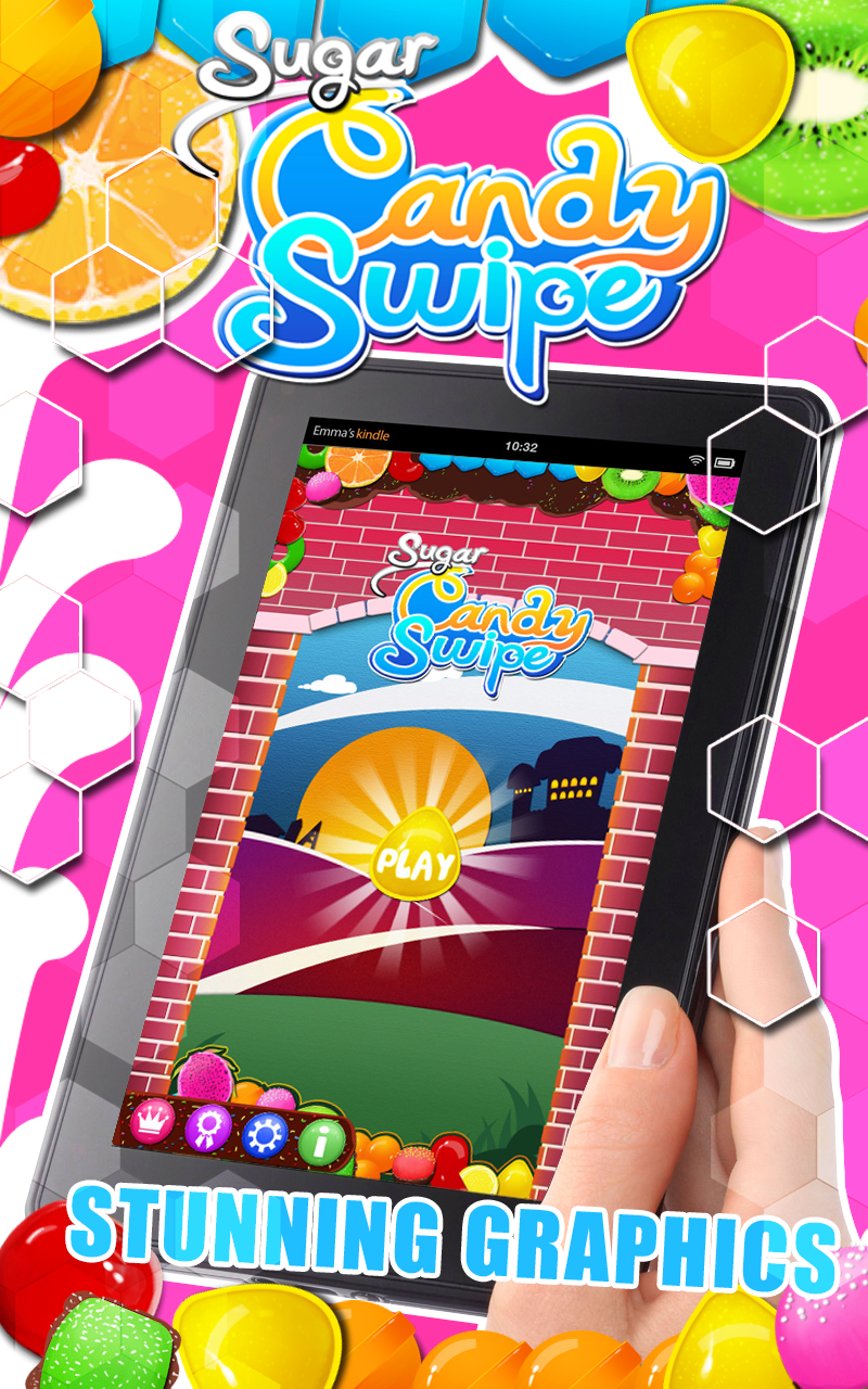 Amazon.com: Sugar Candy Swipe Deluxe: Appstore for Android