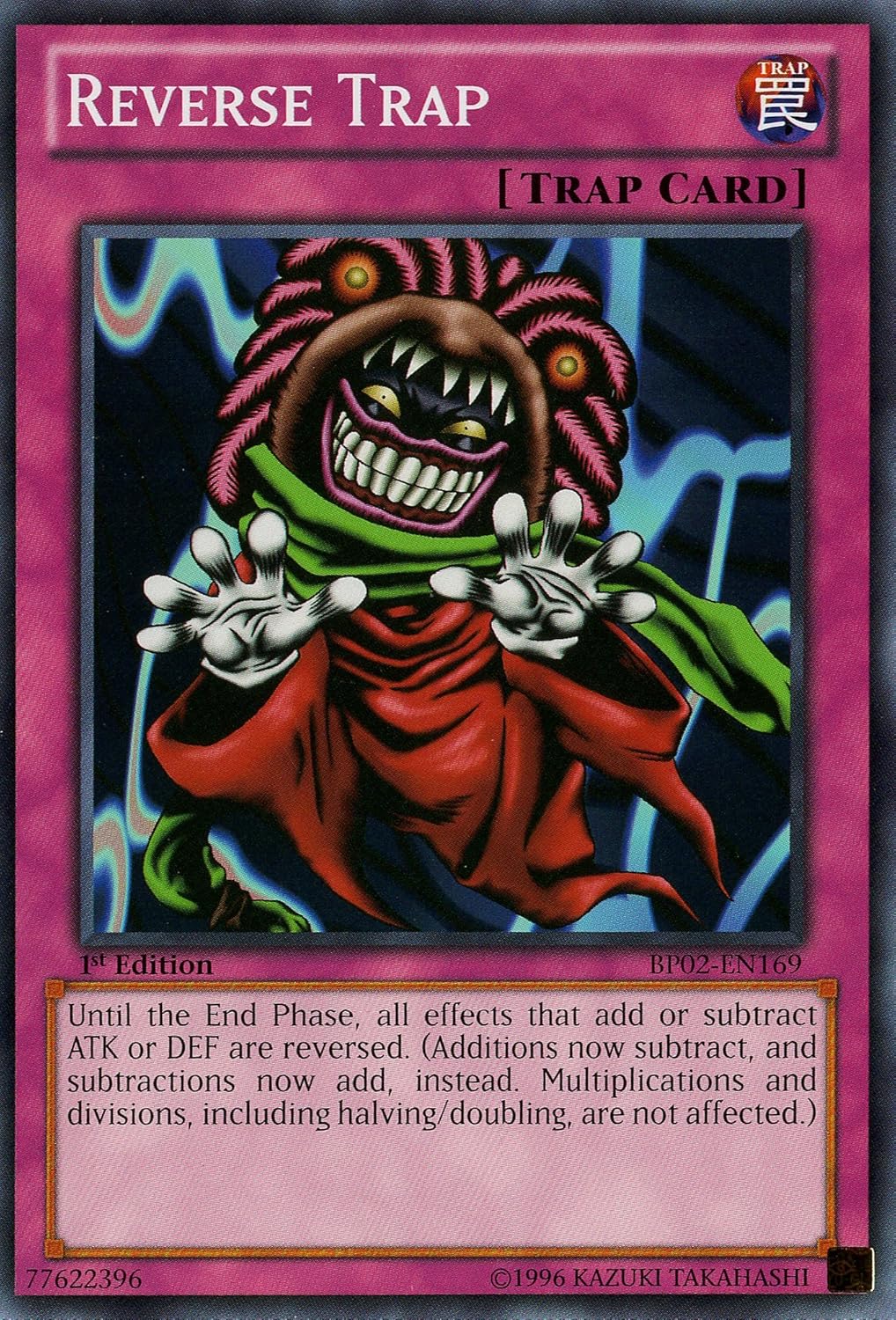 Amazon.com: YU-GI-OH! - Reverse Trap (BP02-EN169) - Battle Pack 2: War ...