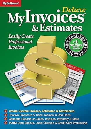 Amazon.com: MyInvoices & Estimates Deluxe 10 [Download] : Software