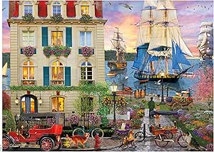 Amazon.com: Ceaco - David Maclean - Three Tall Ships - 1000 Piece ...