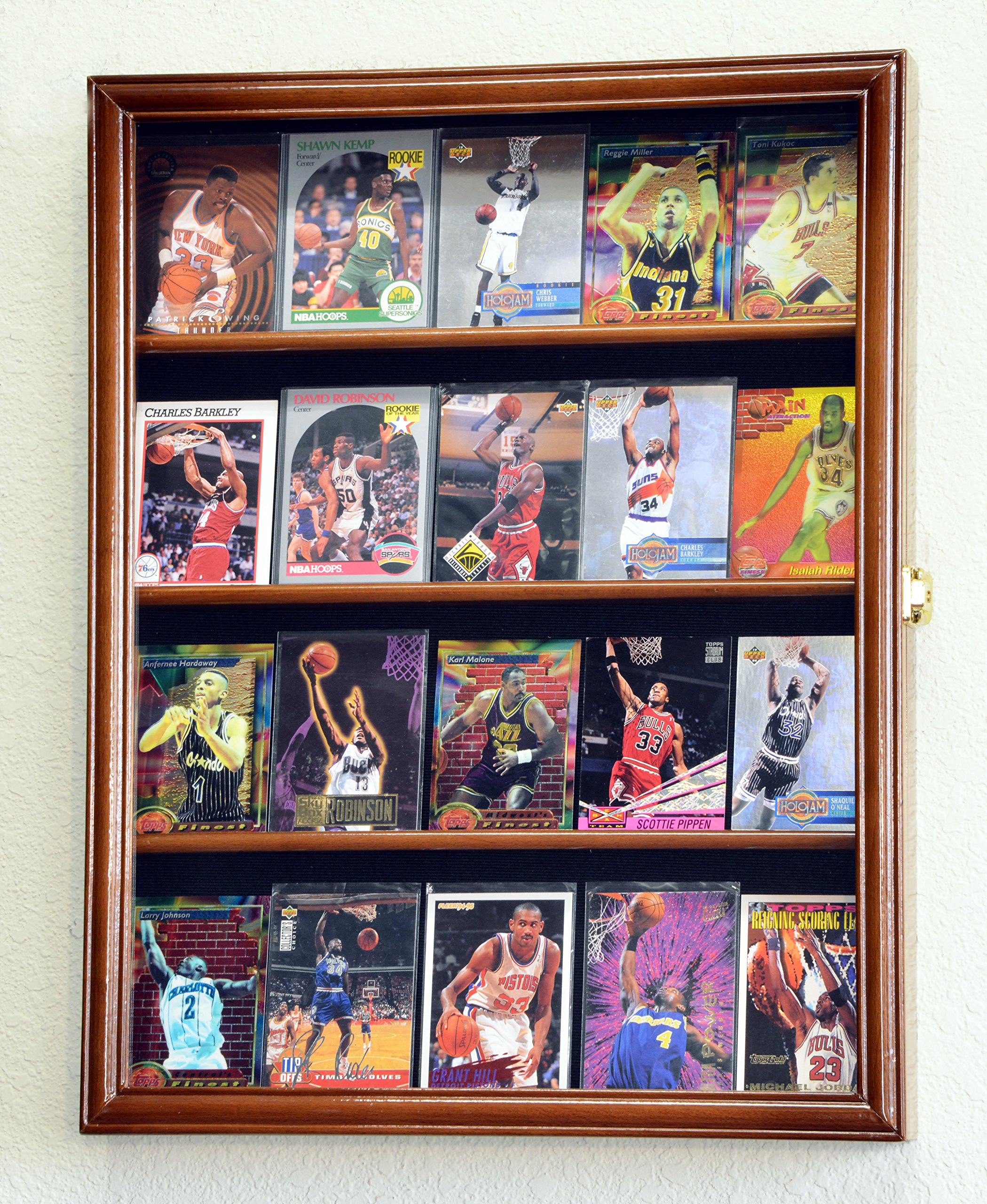 Mua 20 Sport Cards Collectible Card Display Case Cabinet Holder Wall ...