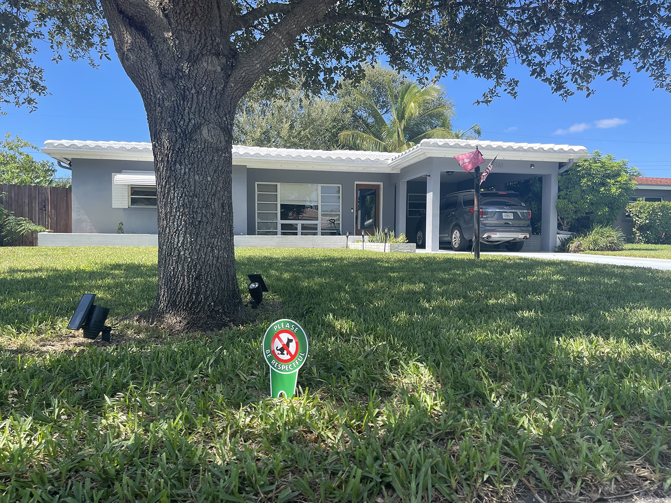 Signs Authority No Pooping Dog Signs For Yard | 6"x12" Dibond Aluminum ...