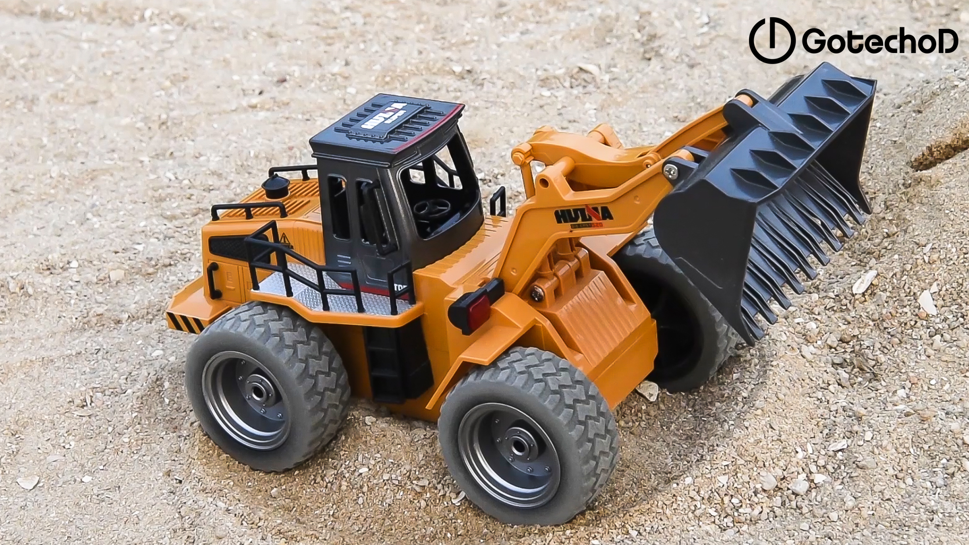 GotechoD Remote Control Construction Toy RC Truck, Alloy Shovel 2.4G RC ...