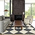 Amazon.com: Rugs USA x Arvin Olano Louie Diamond Checkerboard Jute Area ...