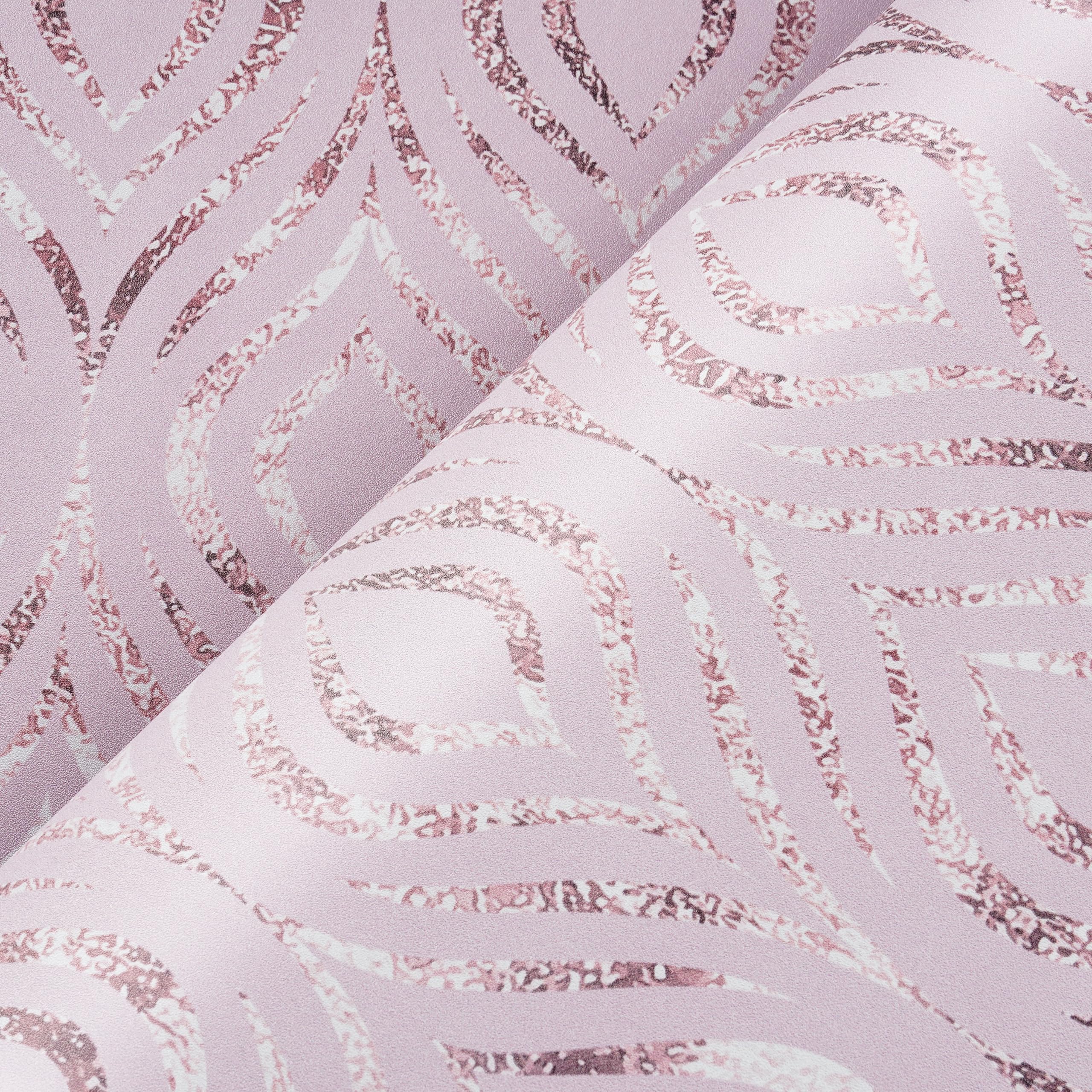 ReWallpaper 17.5in X 23ft Pink Geometric Wallpaper Stick and Peel ...