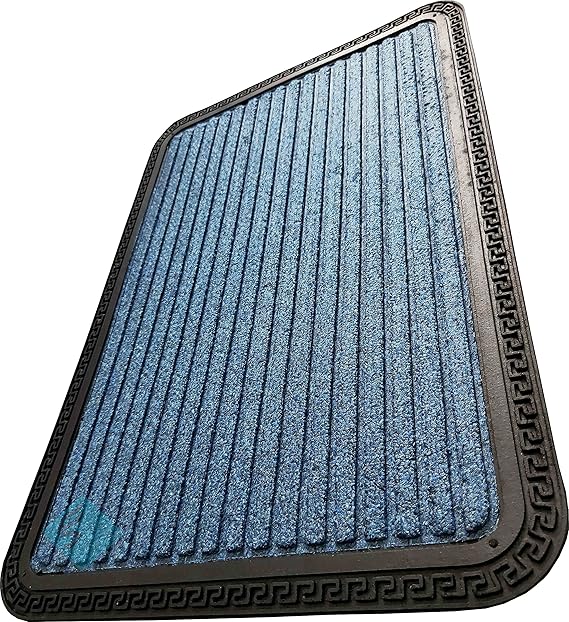 Buy Solid Foot Mat (Blue, Microfiber, 40 x 60 cm) Online at Low Prices ...