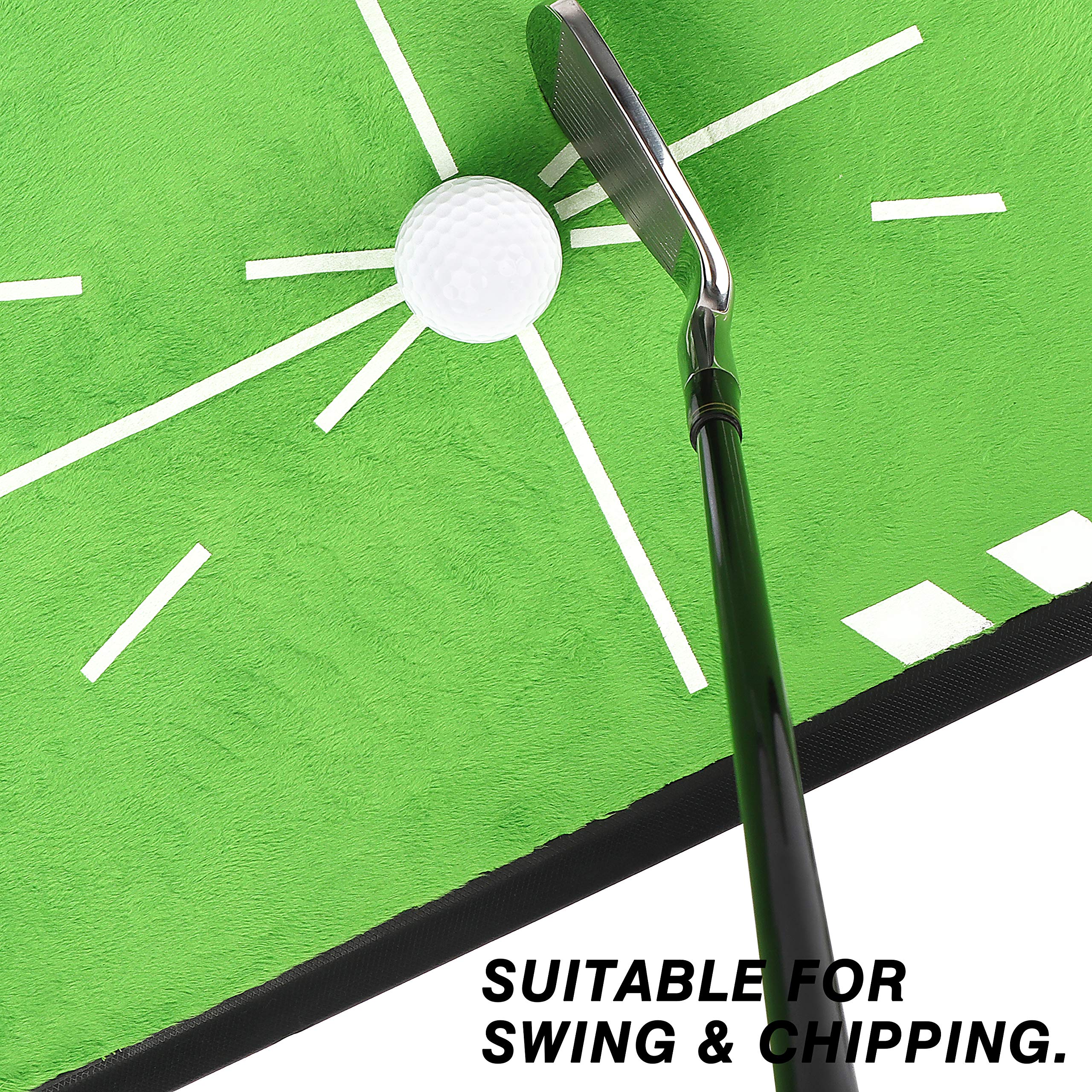 CHAMPKEY Tracker-PRO Impact Golf Hitting Mat | Analysis Swing Path and ...