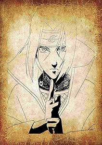 Naruto Itachi Uchiha Wall Art Wanted Poster Print Size A3 (30cm x 42cm ...