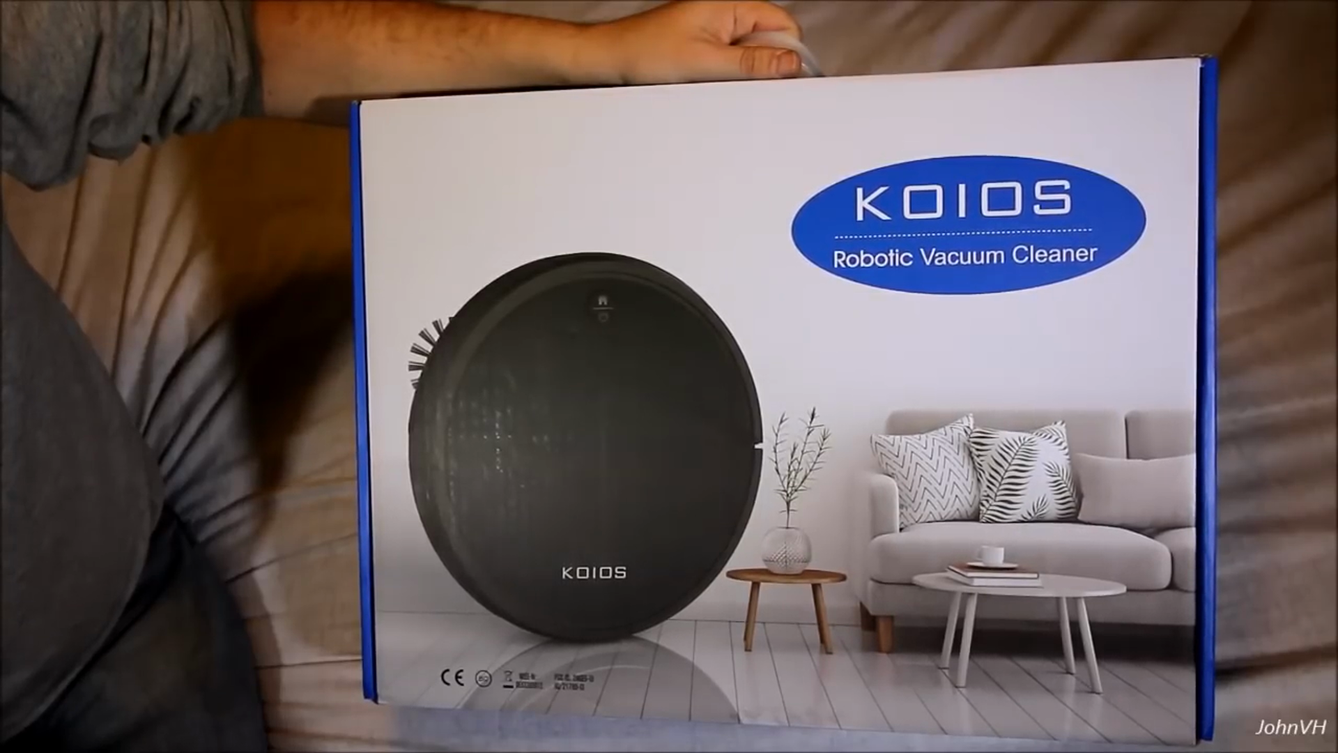 Watch KOIOS Robotic Vacuum Cleaner, Unboxing, Operation and Review on ...