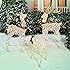 Amazon.com: 48" Animated Crystal 3-D Standing Buck Reindeer Lighted ...