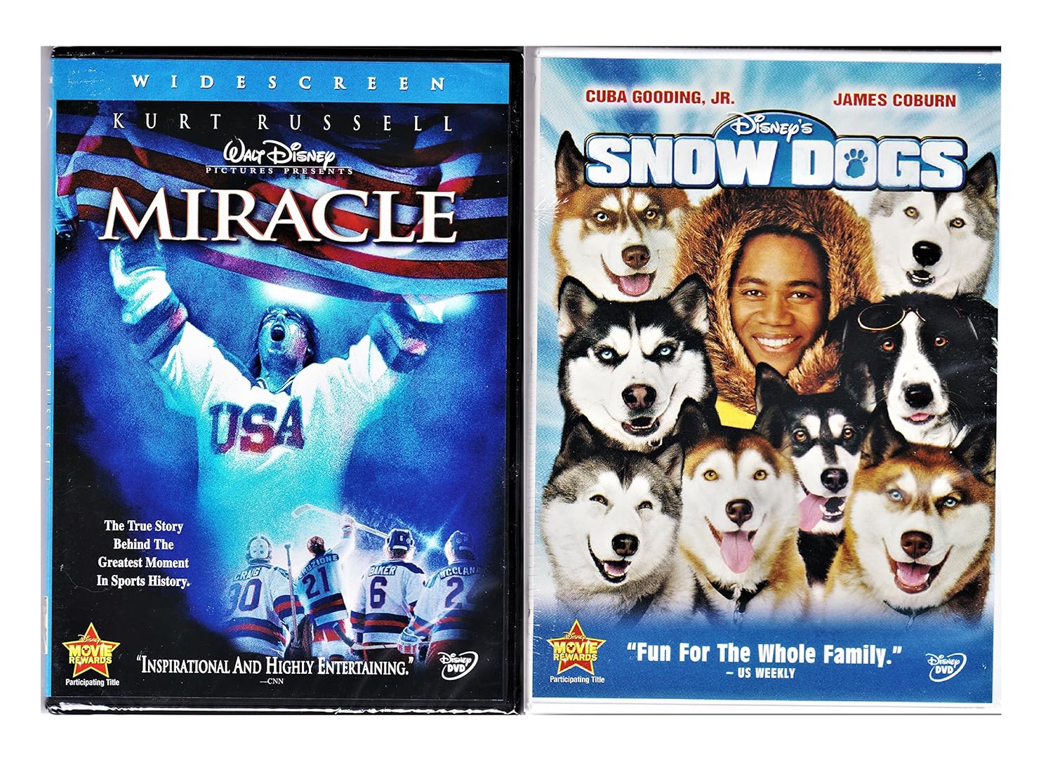 Amazon.com: Snow Dogs , Miracle : Walt Disney 2 Pack: Movies & TV