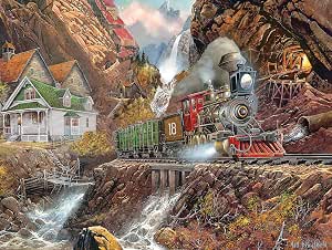 Amazon.com: Ceaco - Ted Blaylock - Ponderosa - 750 Piece Jigsaw Puzzle ...