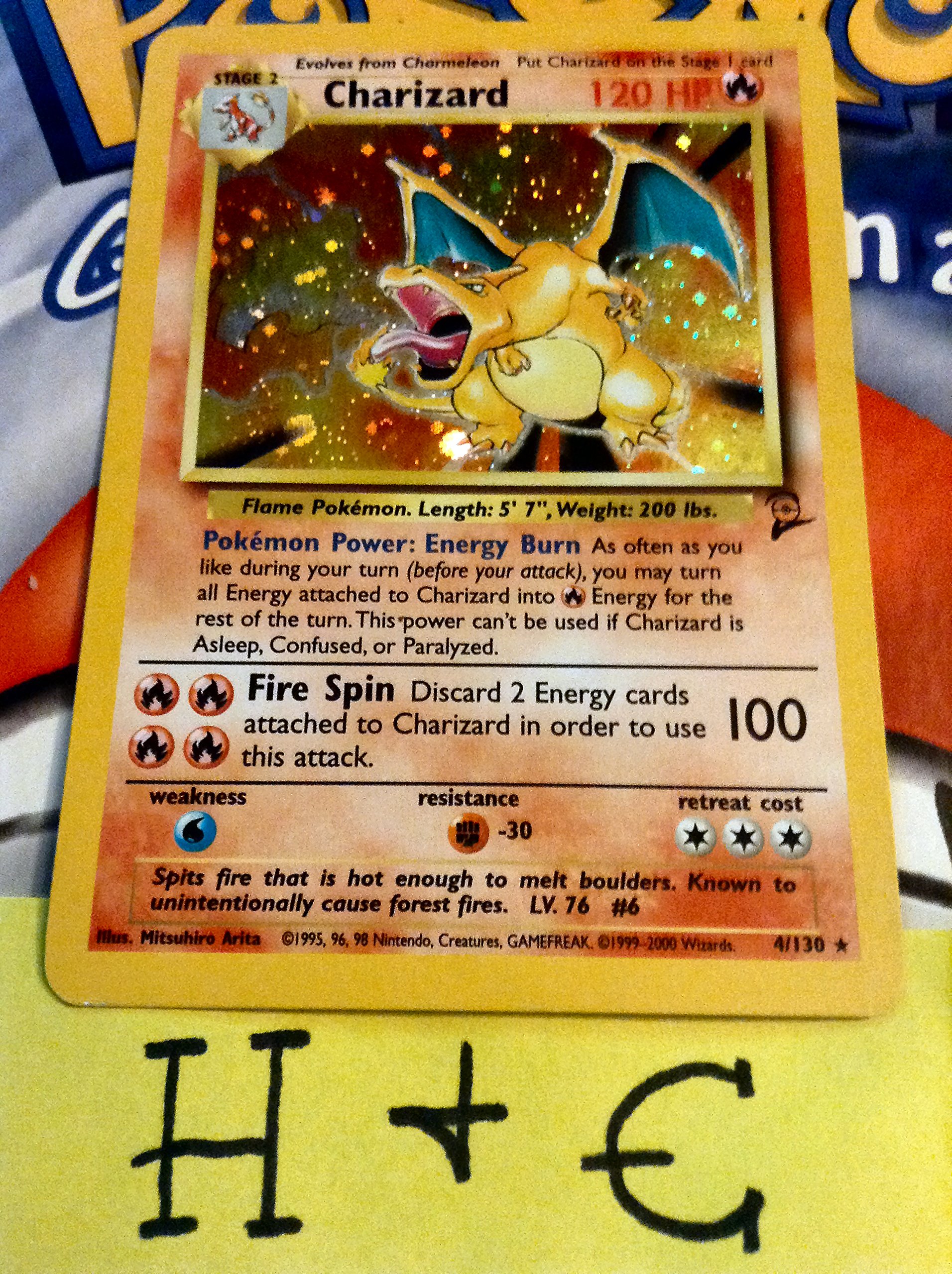Charizard - Basic (Base Set) 2 Pokemon Card 4/130 on Galleon Philippines