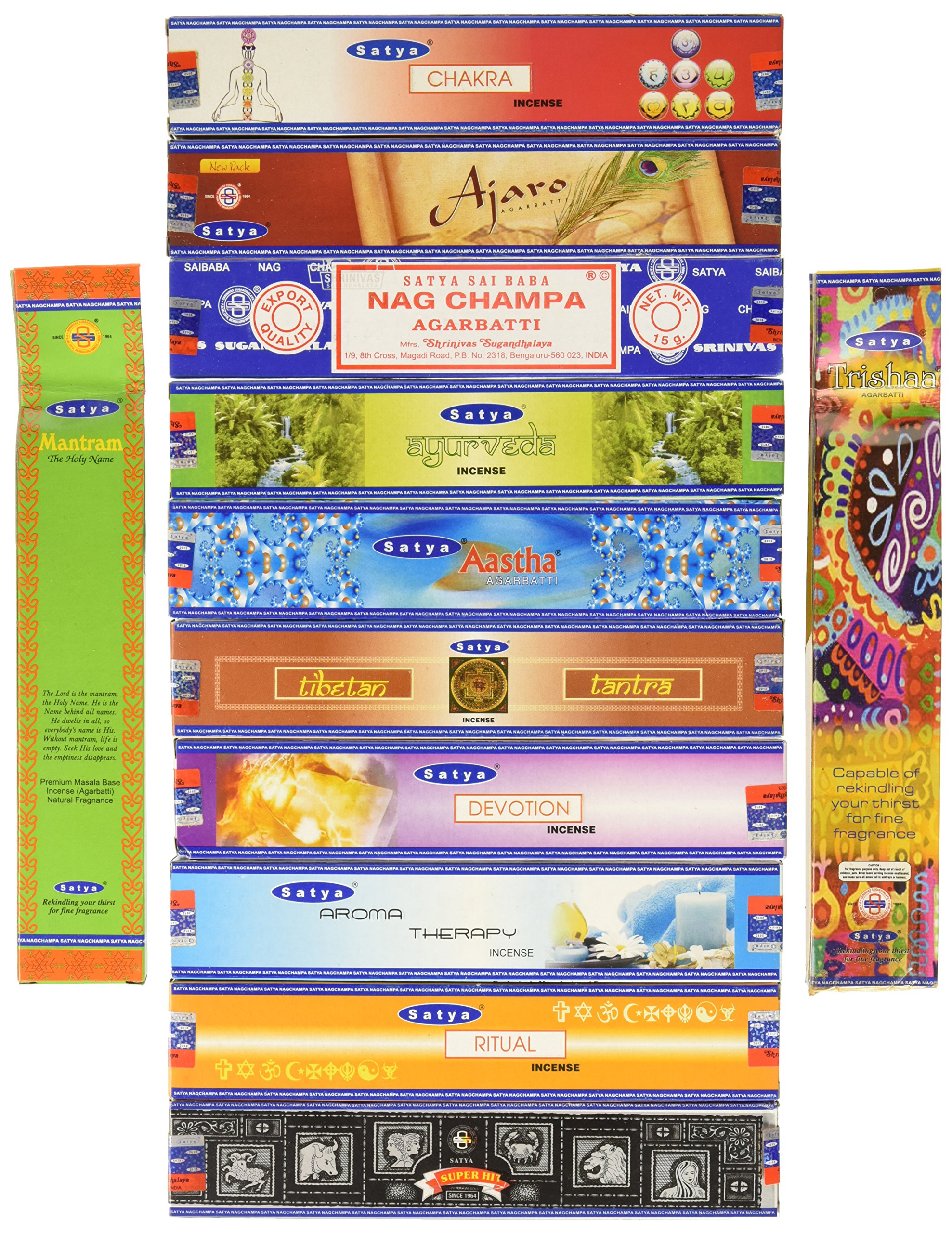 Amazon.com: Satya Sai Baba Incense Collection - 25 Boxes, 21 Different ...