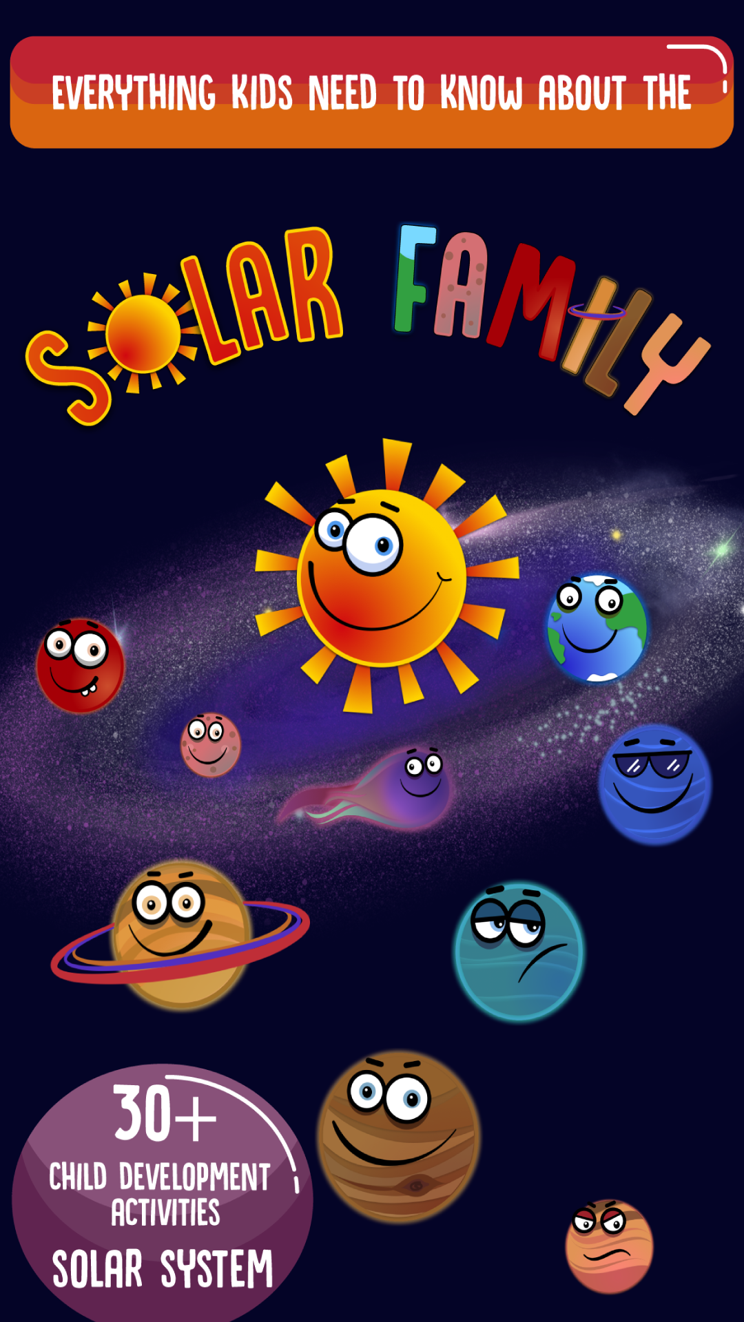 Solar Family Planets Story Games about Solar System for Kids:Amazon.co ...