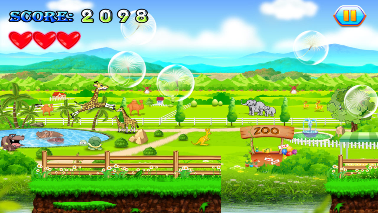 Baby Giraffe Run - Addictive Animal Running Game:Amazon.co.uk:Appstore ...