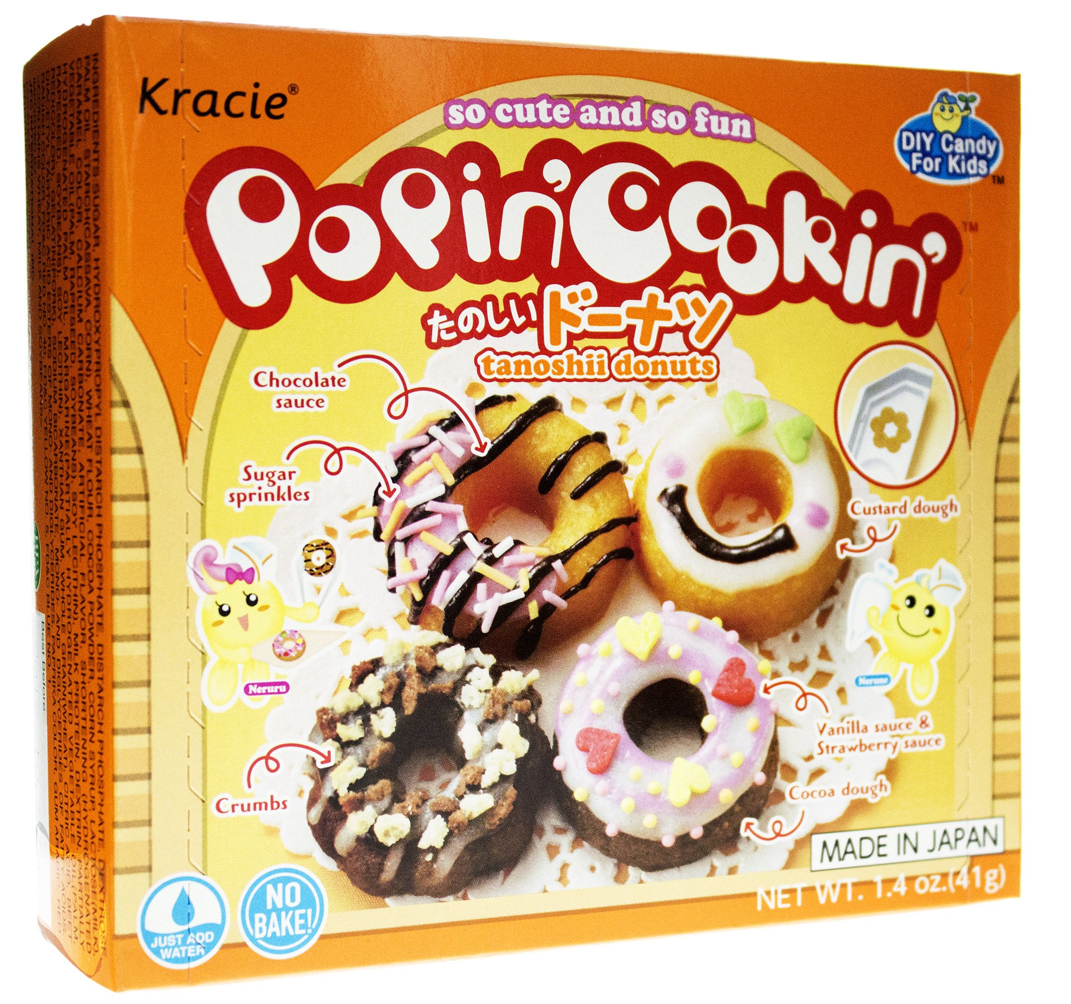 Amazon.com : Kracie Popin' Cookin' Diy Candy for Kids, Sushi Kit, 1 ...