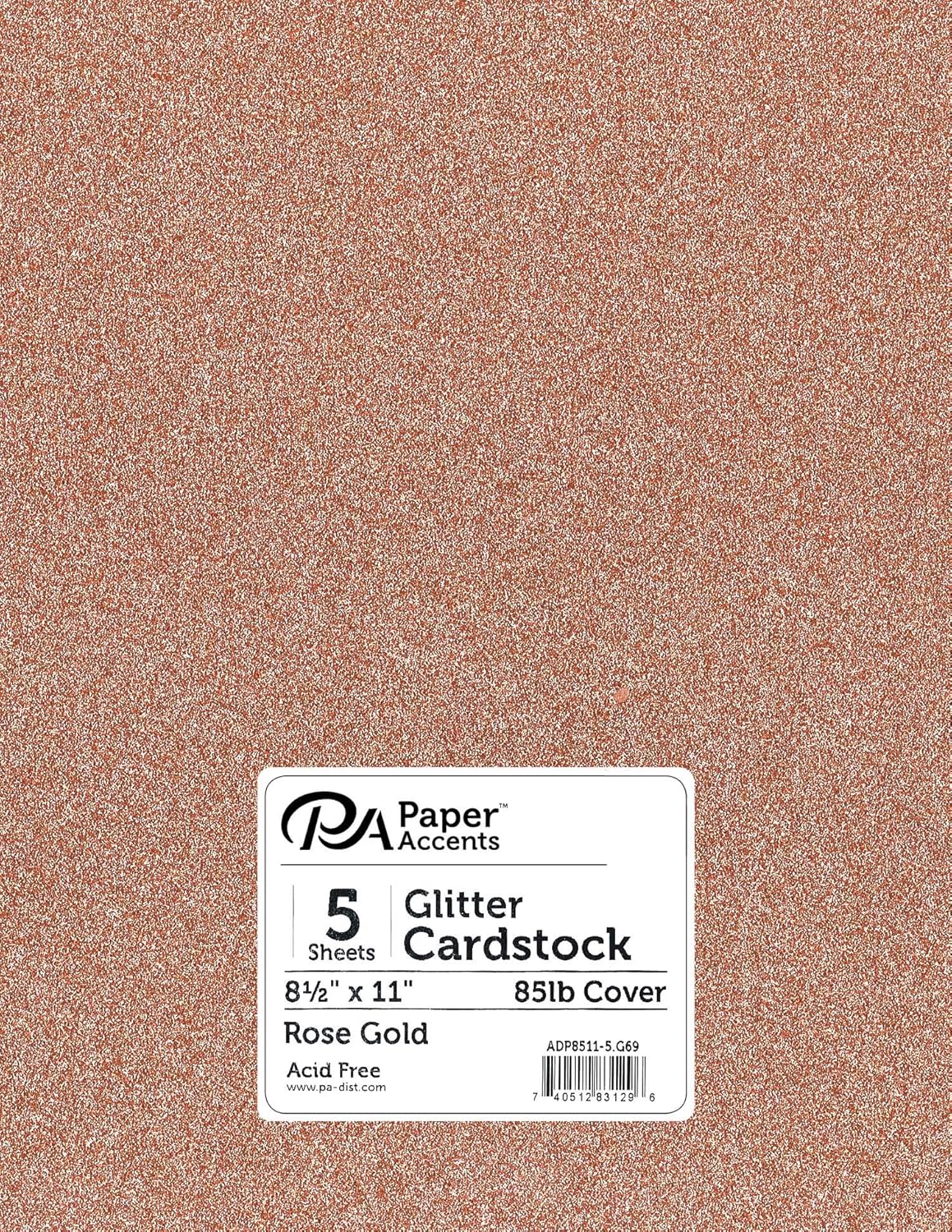 Amazon.com: Paper Accents Glitter Cardstock, Rose Gold