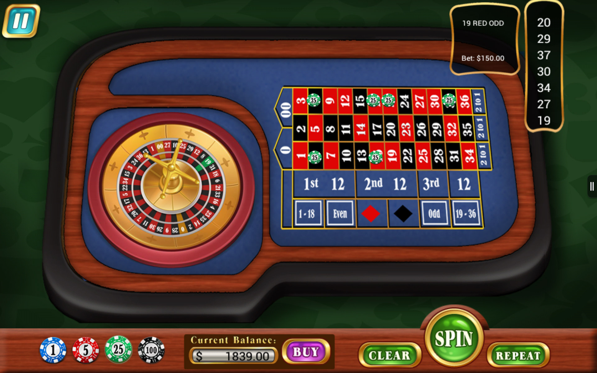 Amazon.com: Mini Roulette Table Croupier: Appstore for Android