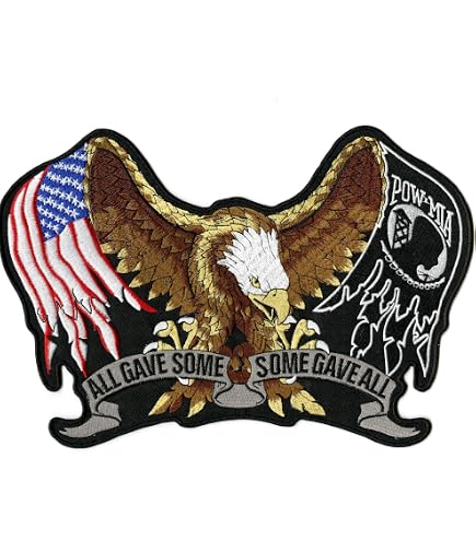 Wounded Soldiers And American Flags Eagle