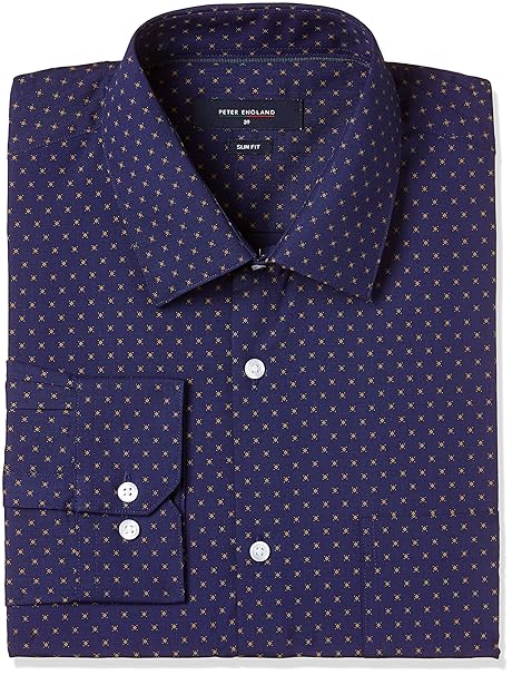 Buy Peter England Men's Printed Slim Fit Formal Shirt (PSF517012999 ...