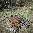 Amazon.com : Titan Outdoors Adjustable Campfire Swivel Grill HD Wire ...