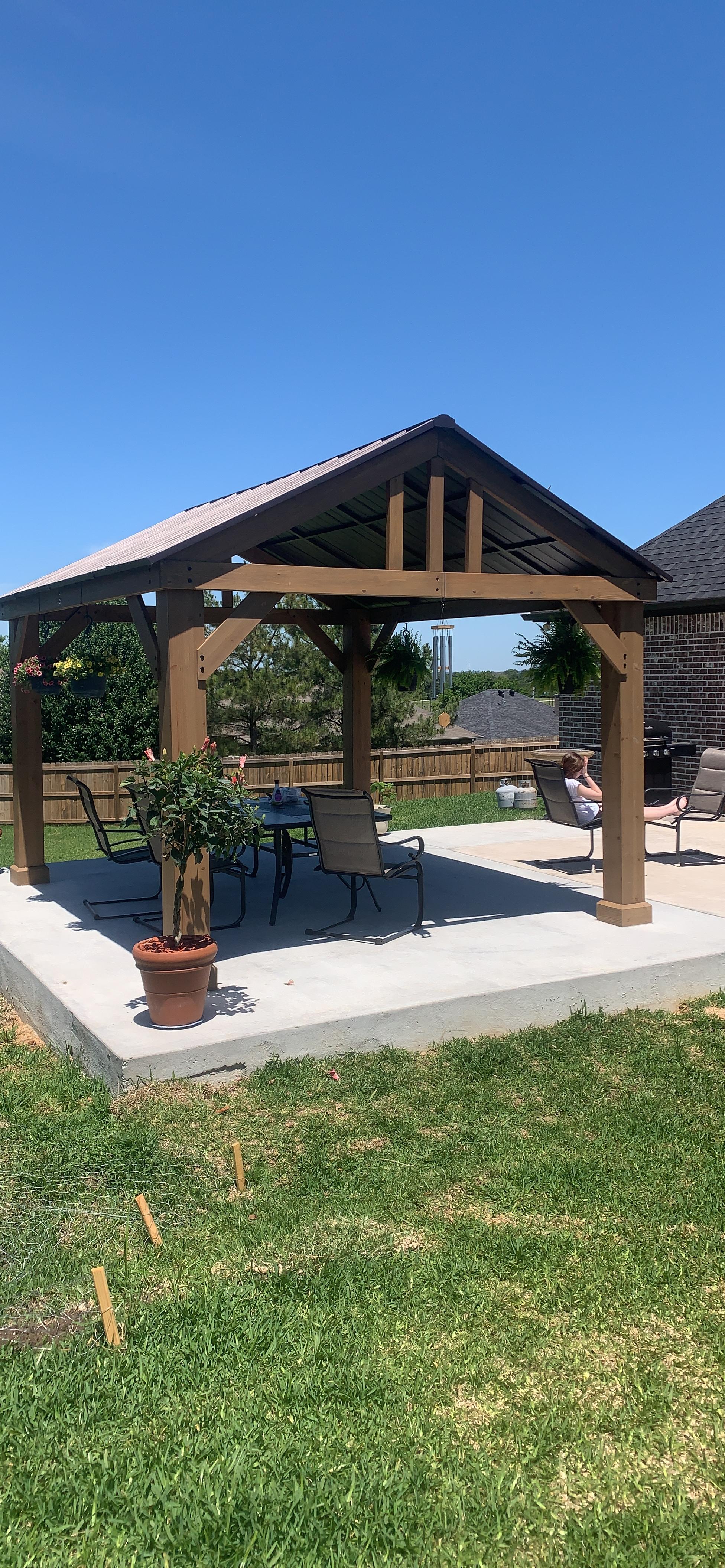 $85/mo - Finance Coen L-GZ1171PWD-B Hudson Cedar Wood Pavilion with ...