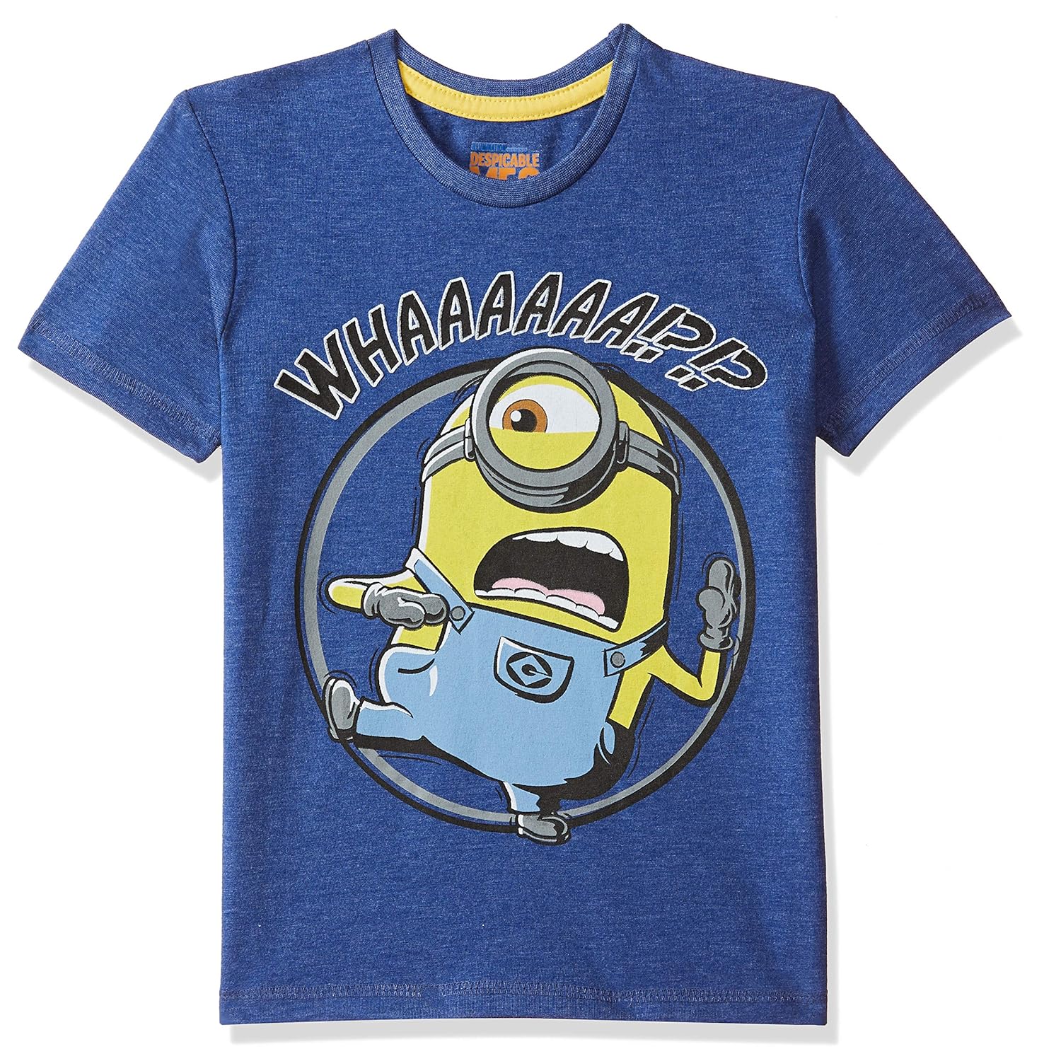 Buy Minions By Kidsville Boys Plain Regular Fit T-Shirt at Amazon.in