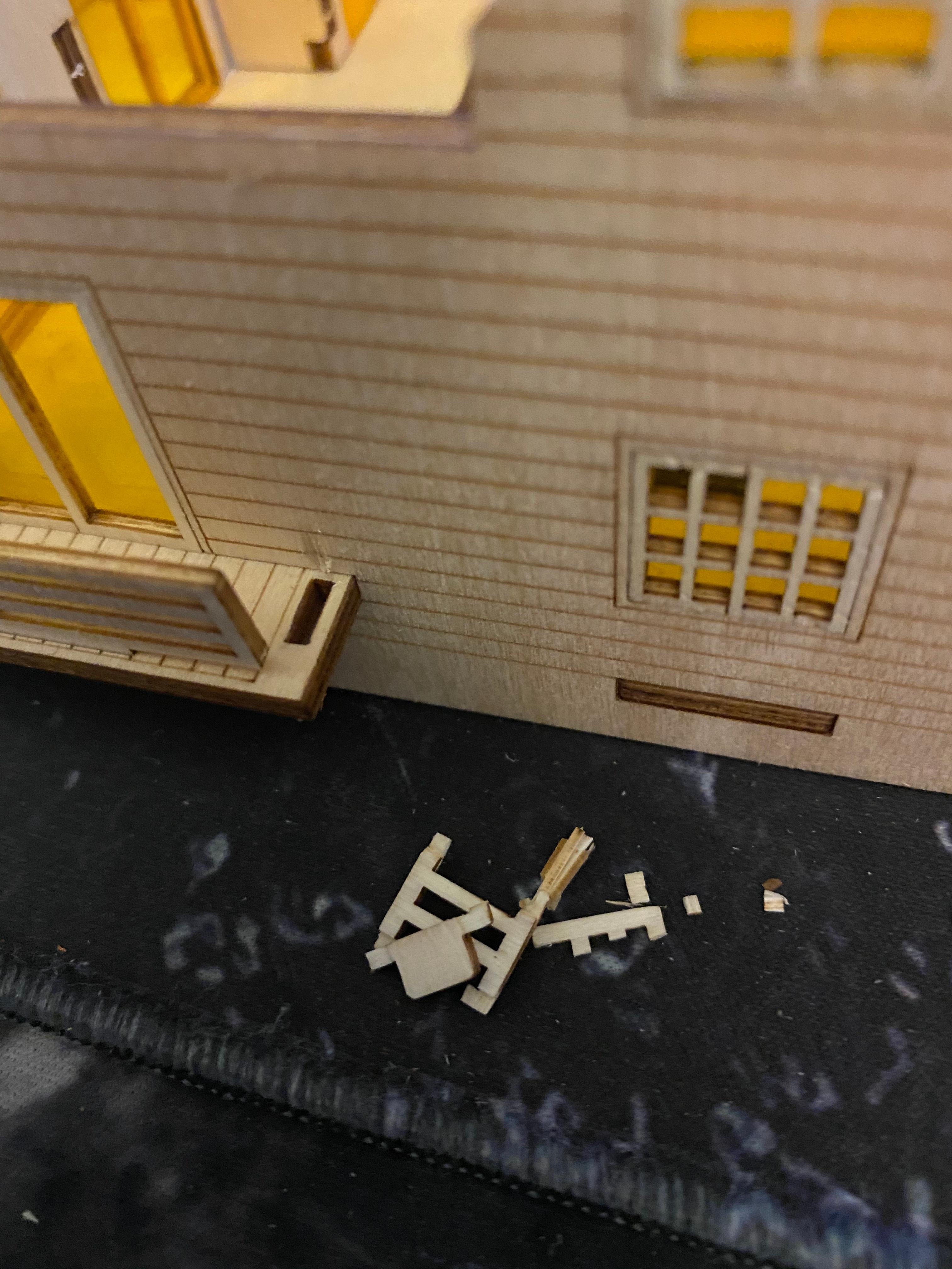 $6/mo - Finance Desktop Wooden Model Kit Garden House A with a Large ...