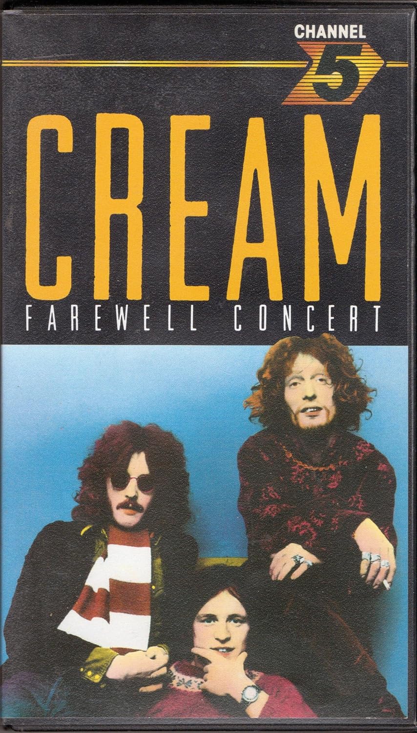 Cream Farewell Concert 1968 Royal Abert Hall (VHS): Cream, Eric Clapton ...