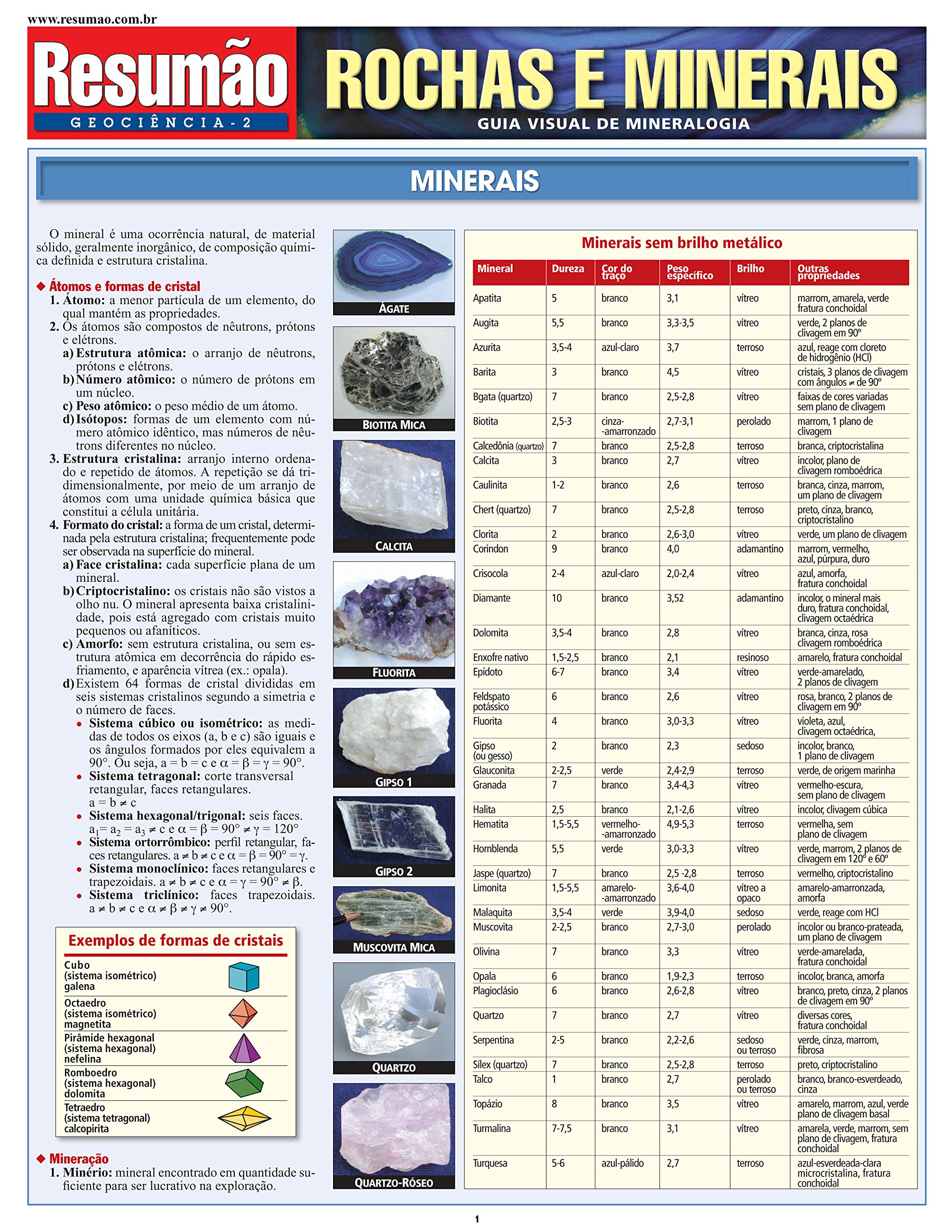 Rochas e Minerais PDF Diane Adam