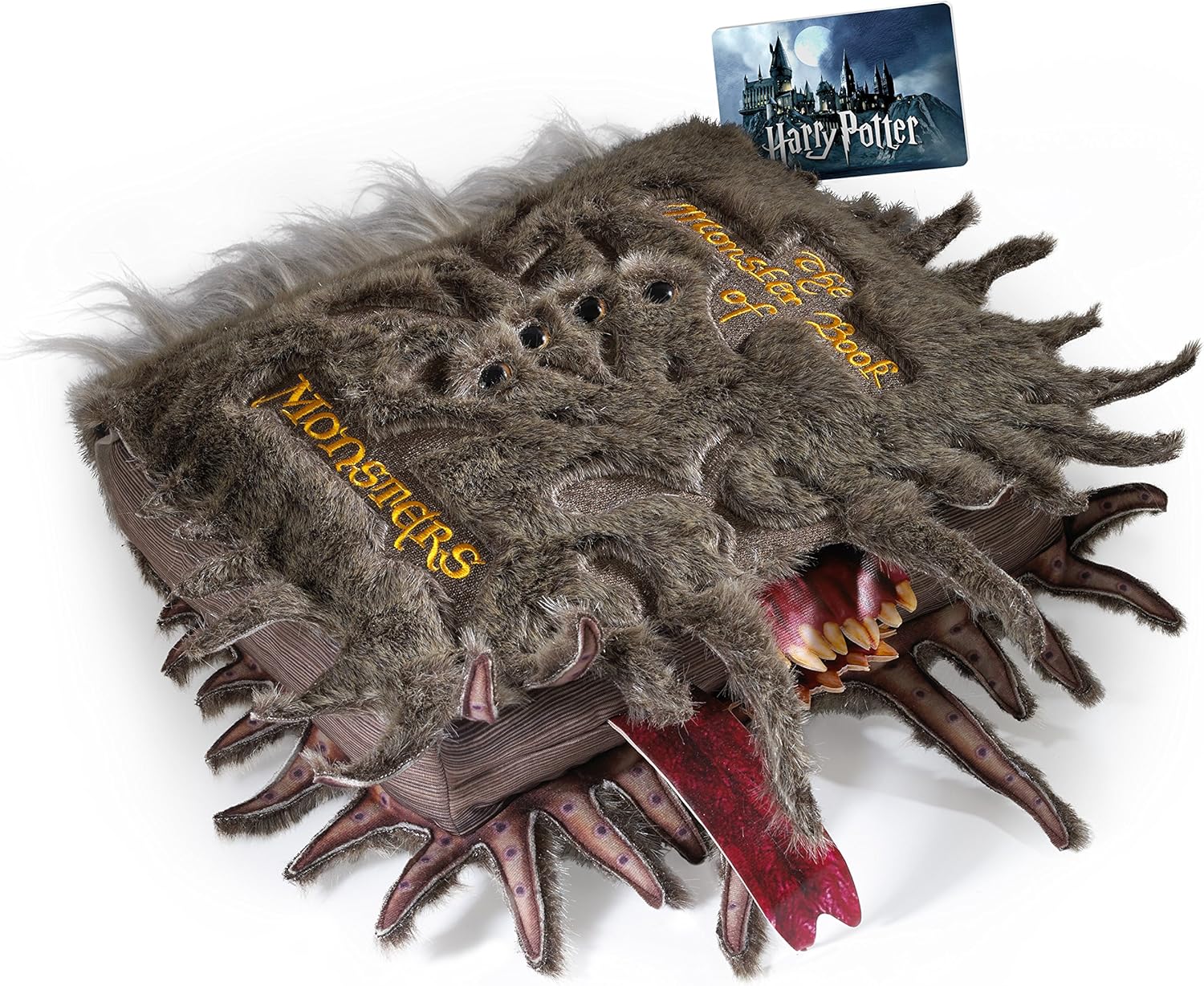The Noble Collection The Monster Book of Monsters Plush: Amazon.co.uk ...