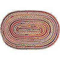 Amazon.com: Savi Home Farmhouse Jute Cotton Chindi Rugs for Living Room ...