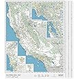 Amazon.com : Laminated California State Wall Map Large Poster, Includes ...