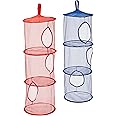 Amazon.com: OrangeTag Hanging Mesh Space Saver Bags Organizer 3 ...