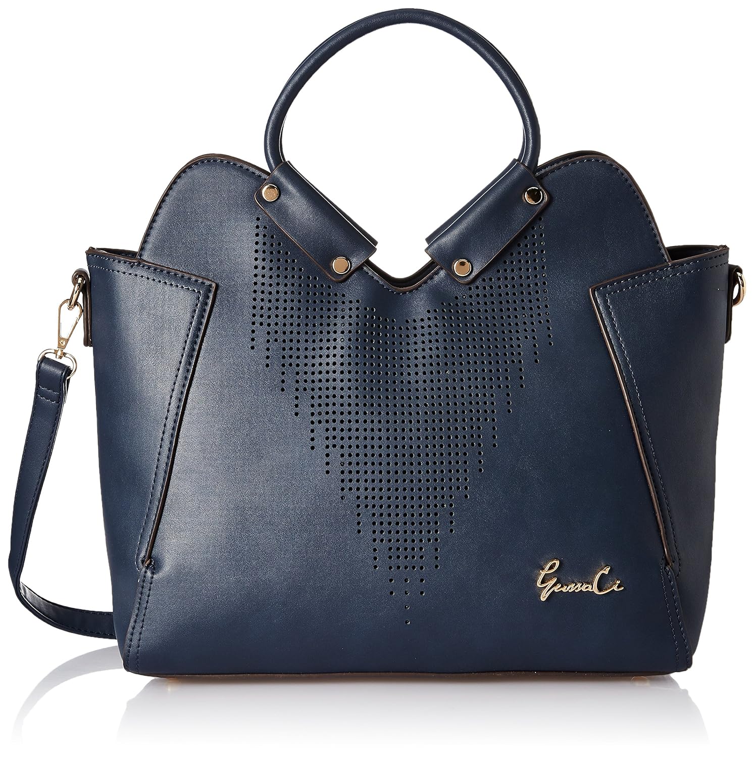 Buy Gussaci Italy Women Handbag (D. Blue) at Amazon.in