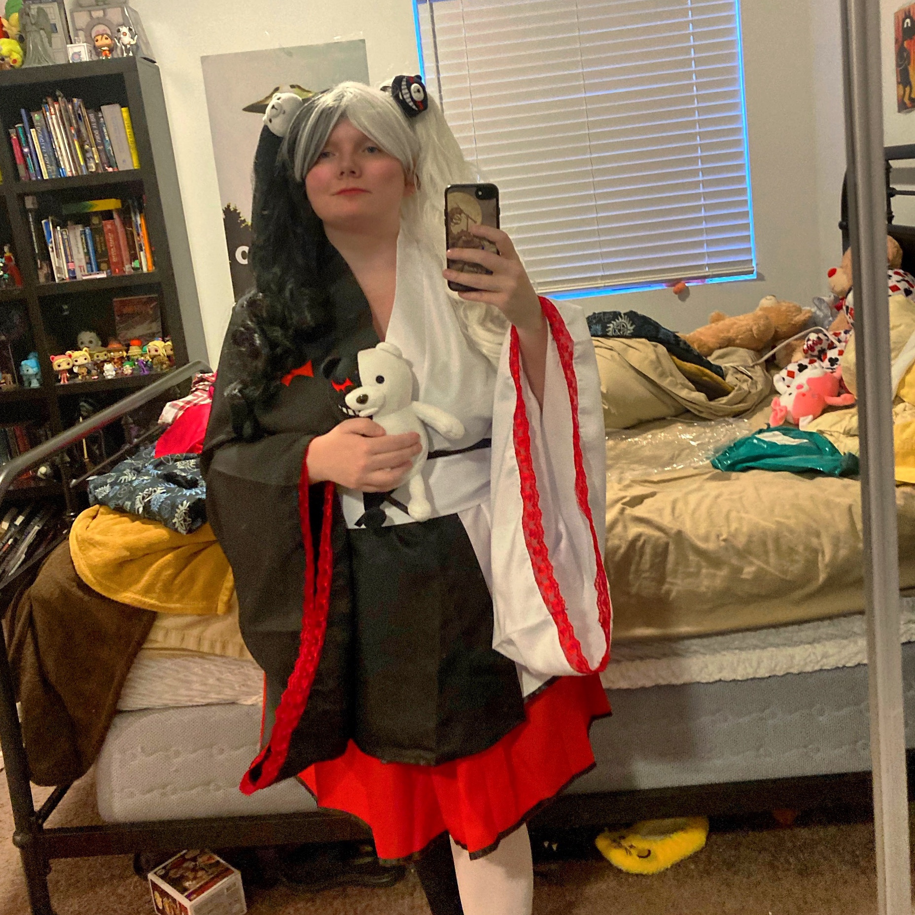 $8/mo - Finance CosplayCos Monokuma Cosplay Costume Halloween Party ...