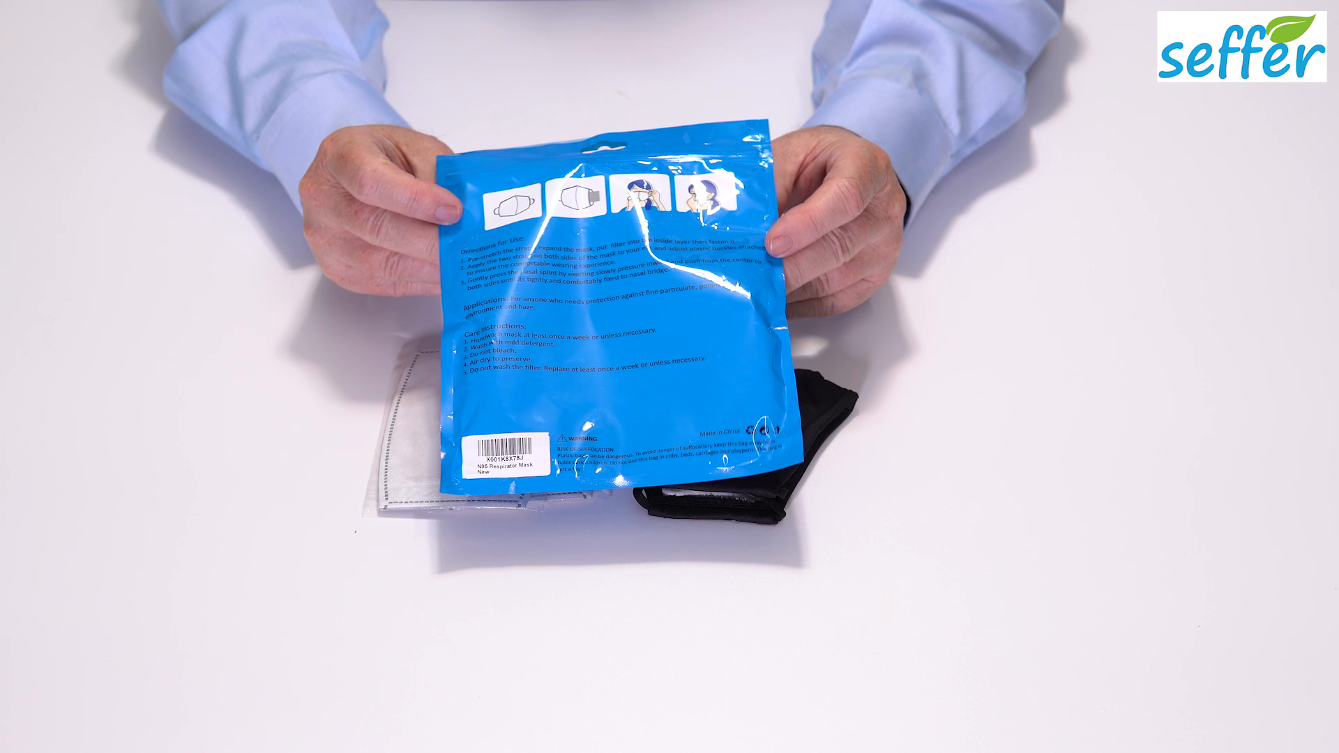 Watch Seffer N95 Mask on Amazon Live