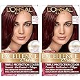 Amazon.com : L'Oreal Paris Excellence Creme Permanent Hair Color, 4RM ...