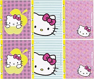 Amazon.com : Trapper Keeper Hello Kitty 2-Pocket Folders with Snapper ...