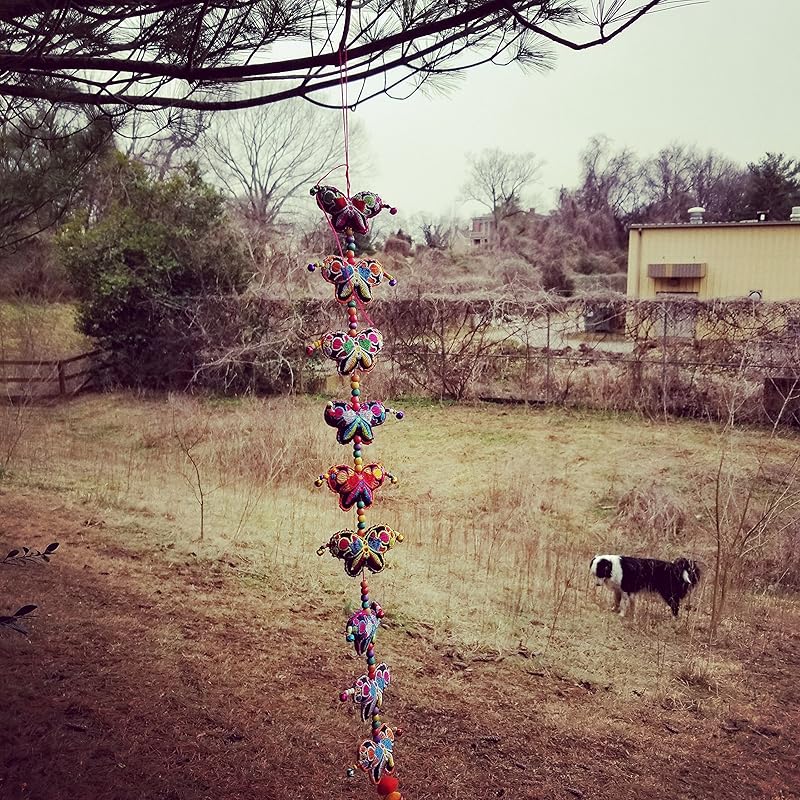 Amazon.com: Butterfly Fabric Wind Chain: Handmade