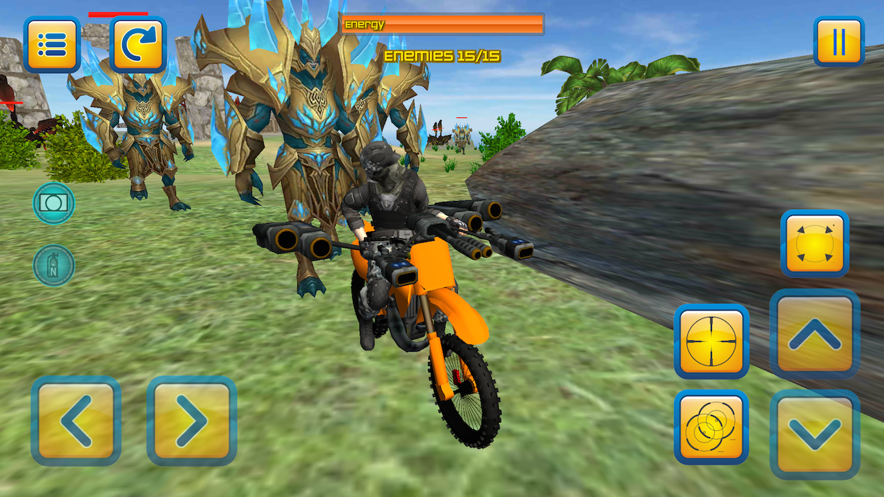 Motorbike Beach Fighter 3D - Motorcycle Shooter Game:Amazon.co.uk ...