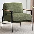 Amazon.com: ELIASER Green Accent Chair Armchair Lounge Chair Chenille ...