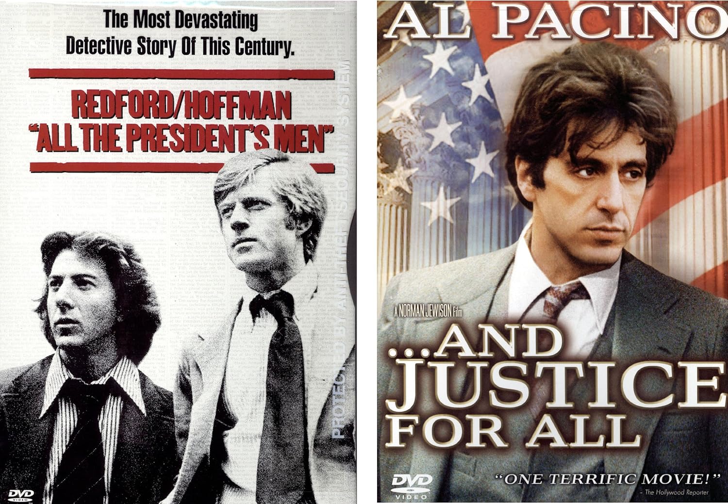 Amazon.com: All the Presidents Men - And Justice for All DVD Pack: Al ...