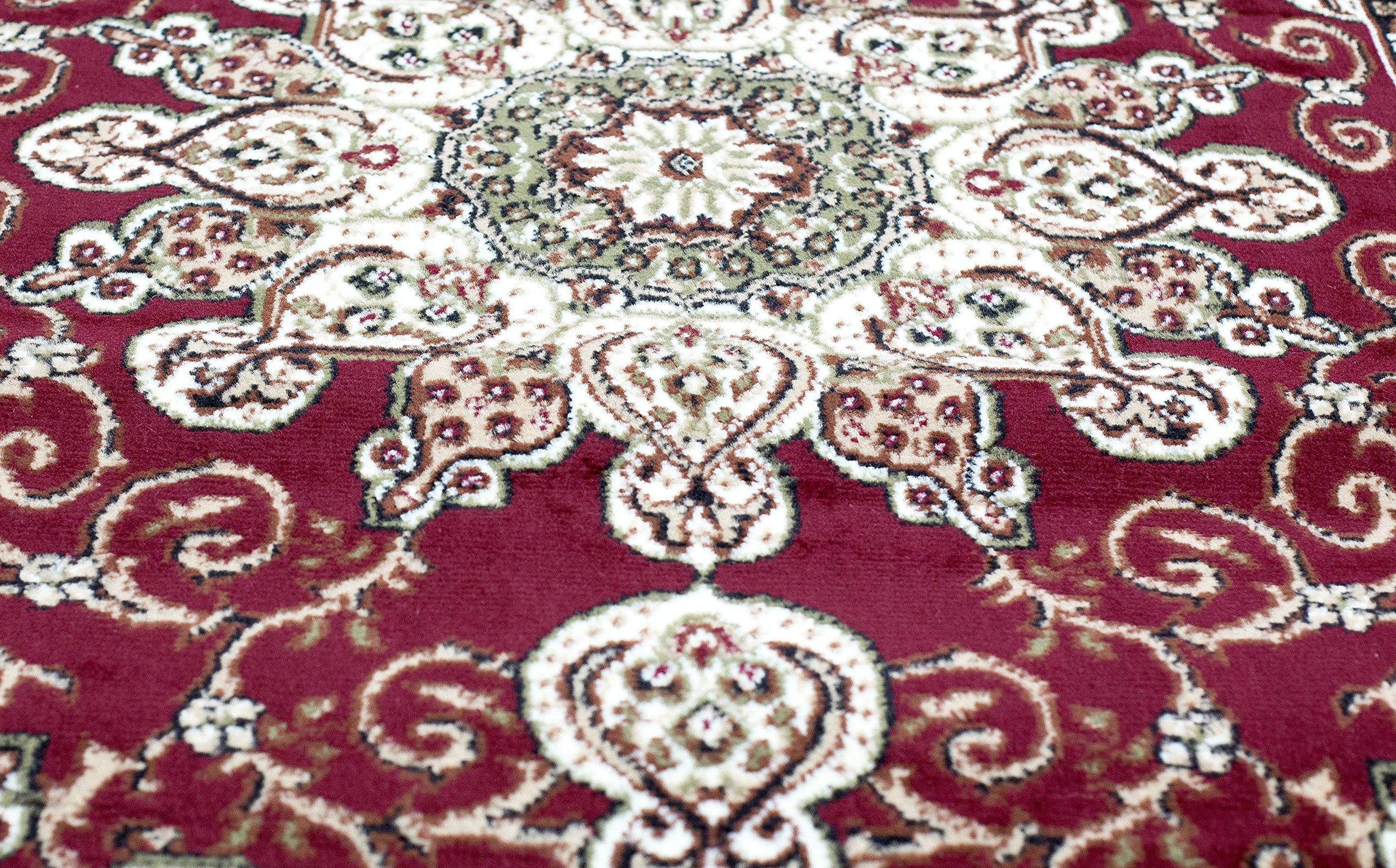 Red Area Rugs 5x7 Size By MSRUGS - Made From Turkey - Classy ...