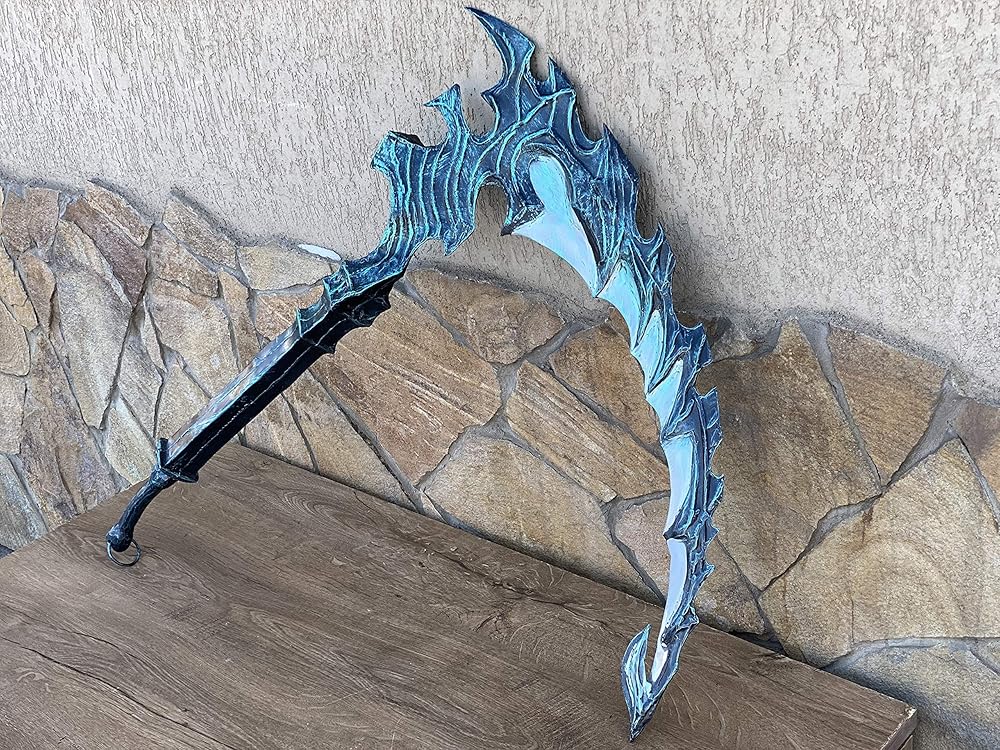 Amazon.com: Decorative scythe with blunt blade for a cosplay, cosplay ...