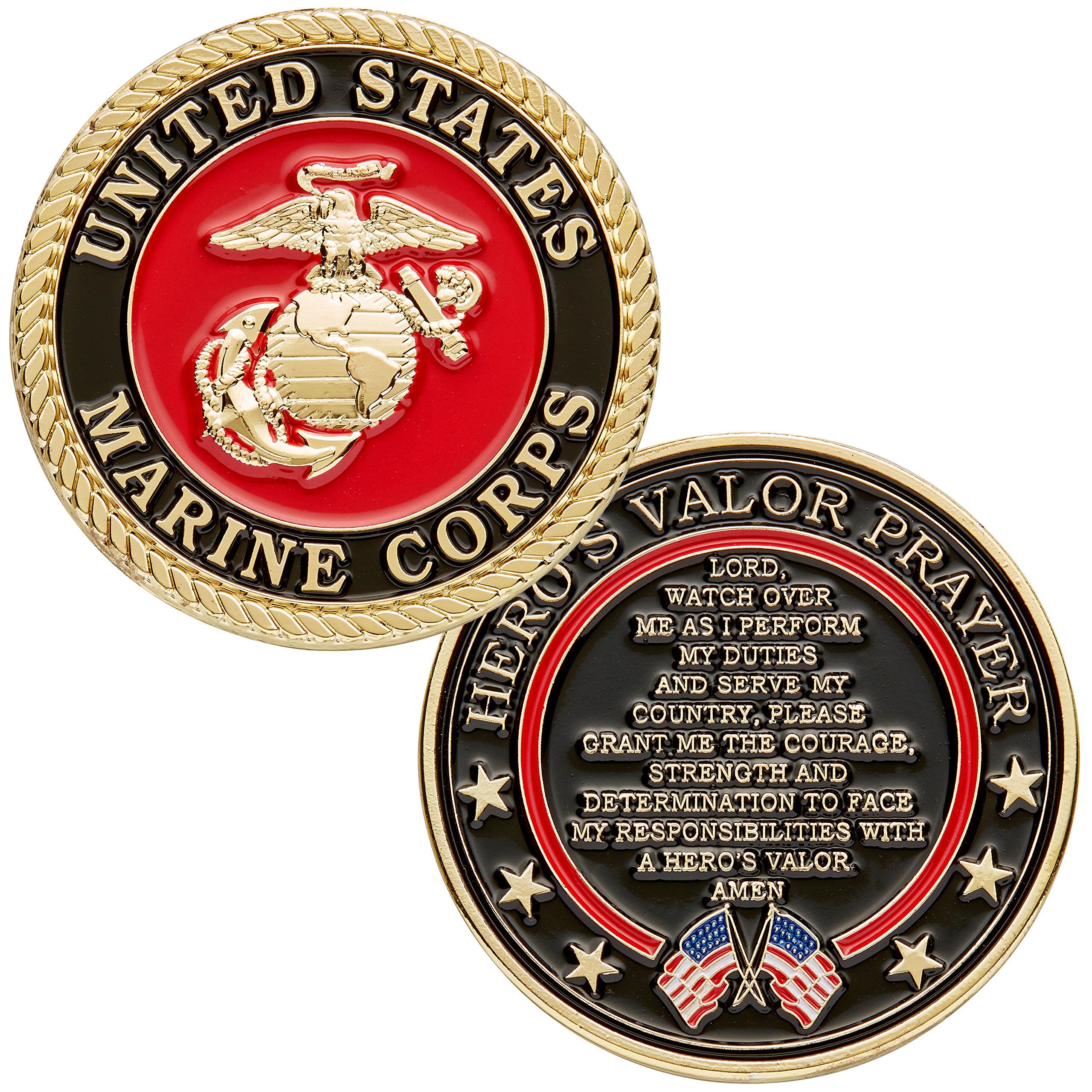 Amazon.com: United States Marine Corps Semper Fidelis Challenge Coin ...