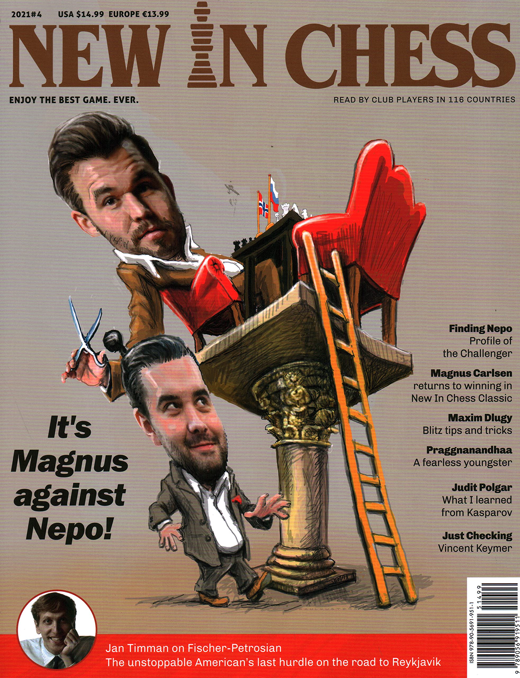 Cartoon on the cover of NIC magazine : r/chess