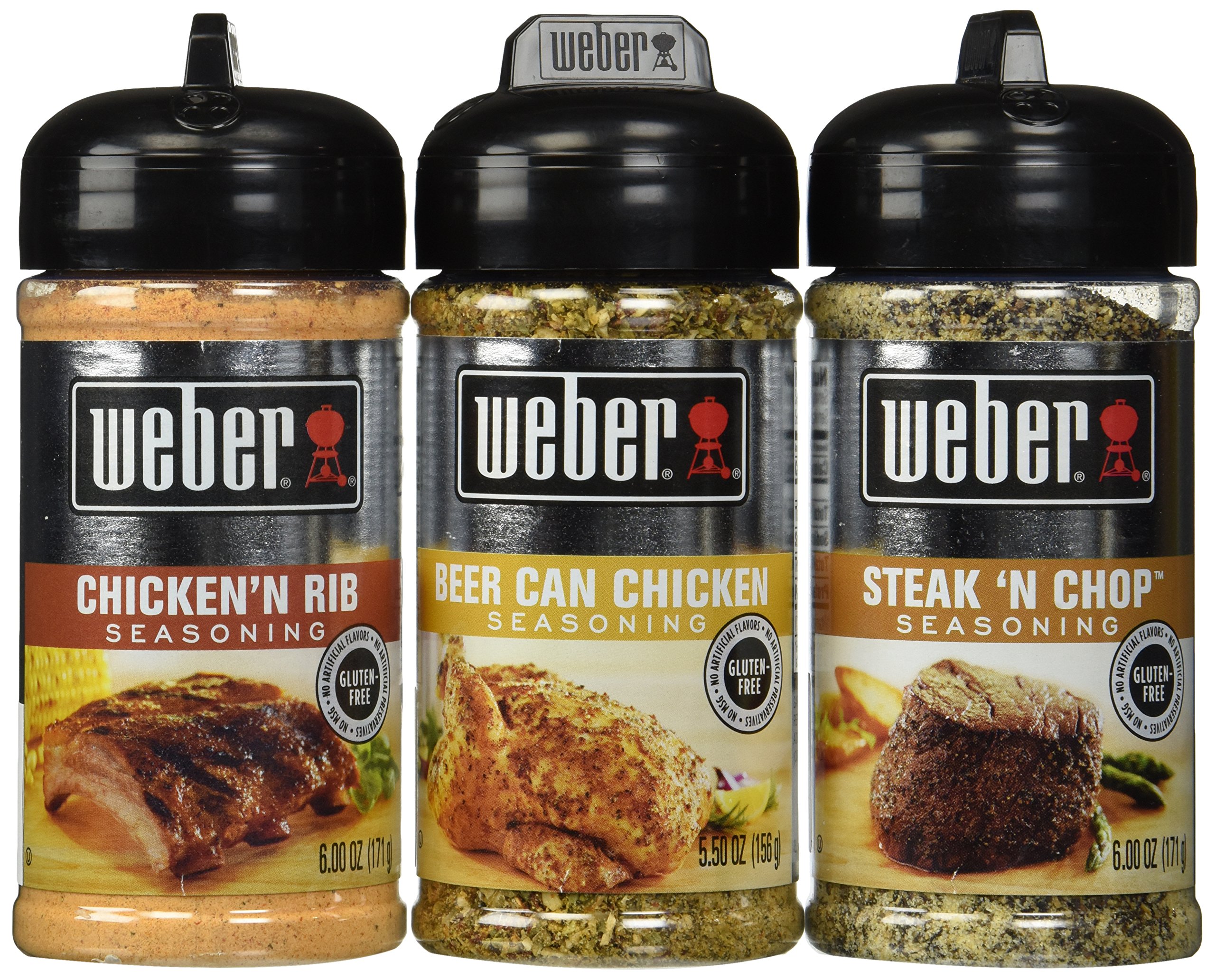 Amazon.com : Weber Seasoning 3 Flavors Bundle 5.5-6 Ounce (Pack of 3) : Grocery & Gourmet Food