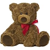 Amazon.com: Aurora® Snuggly Coco Bear™ Stuffed Animal - Comforting ...